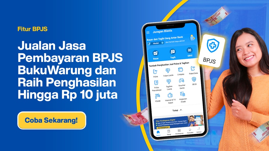 Jualan Tagihan BPJS Kesehatan Pakai BukuWarung
